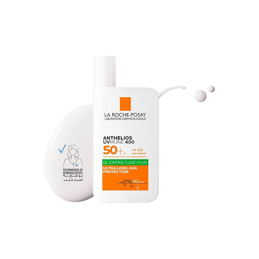 La Roche-Posay Anthelios UVMune 400 Oil Control Invisible Fluid Sunscr ...